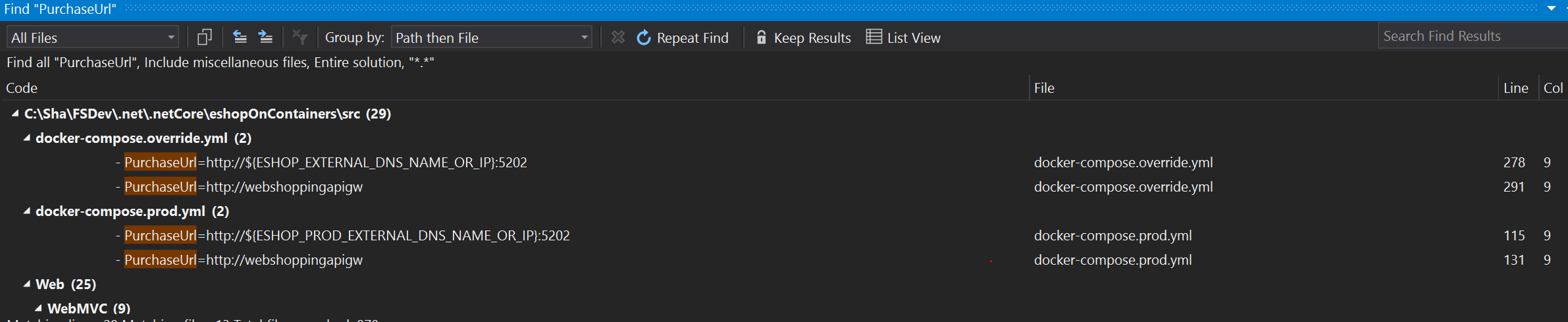 Debugging code and flow · Issue #1656 · dotnet-architecture/eShopOnContainers · GitHub