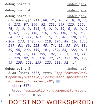 [BUG] In production file corrupted, how to debug?! · Issue #1661 · exceljs/exceljs · GitHub