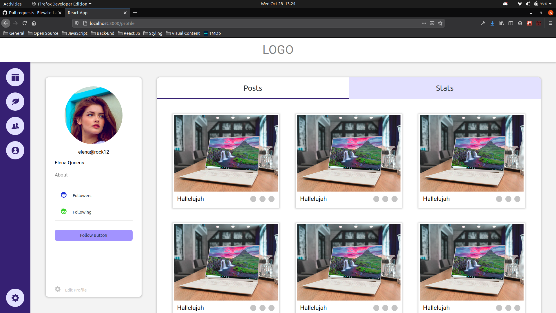 Add the Sass Architecture and the User Profile Page · Issue #14 · Elevate-Lab/seroton-inn · GitHub
