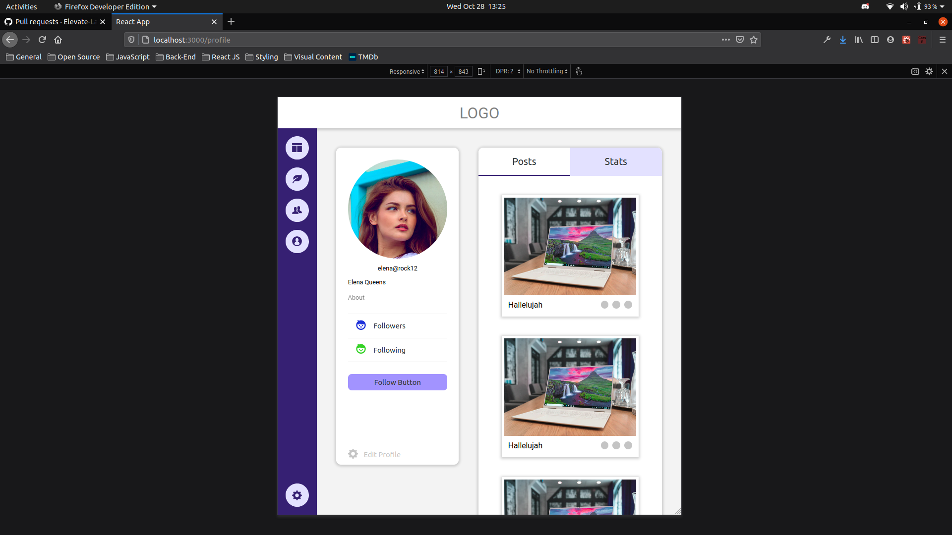 Add the Sass Architecture and the User Profile Page · Issue #14 · Elevate-Lab/seroton-inn · GitHub