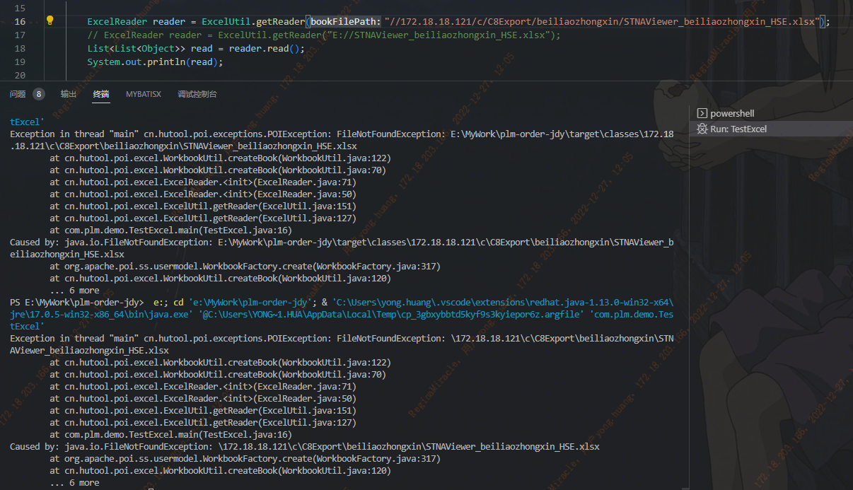 ExcelUtil读取服务器共享盘文件，碰见双斜杠始终自动转义成单斜杠 · Issue #2829 · chinabugotech/hutool · GitHub