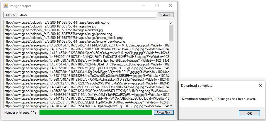 GitHub - NiclasHanssons/ImageCrawler