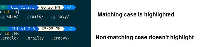 Case insensitive completion doesn't highlight results of different case · Issue #249 · jline ...