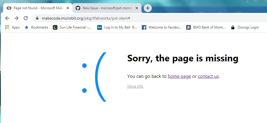Tfabworks - package not approved · Issue #2584 · microsoft/pxt-microbit · GitHub