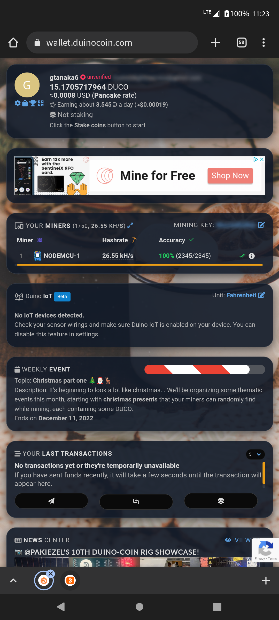 Duco Mining Verification · Issue 1588 · Revoxhere Duino Coin · Github