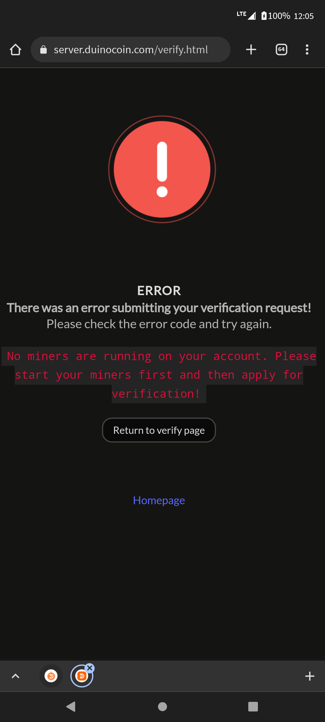 Duco Mining Verification · Issue 1588 · Revoxhere Duino Coin · Github