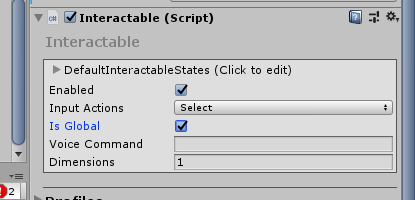 Interactable setting IsGlobal to true makes nothing else movable clickable in the scene · Issue ...