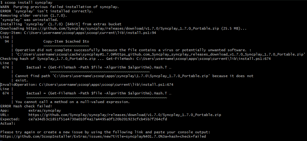 Possible malware in Syncplay_1.7.0_Portable.zip · Issue #640 · Syncplay/syncplay · GitHub