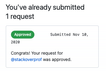 Github student pack for my account is ended too early · community ...