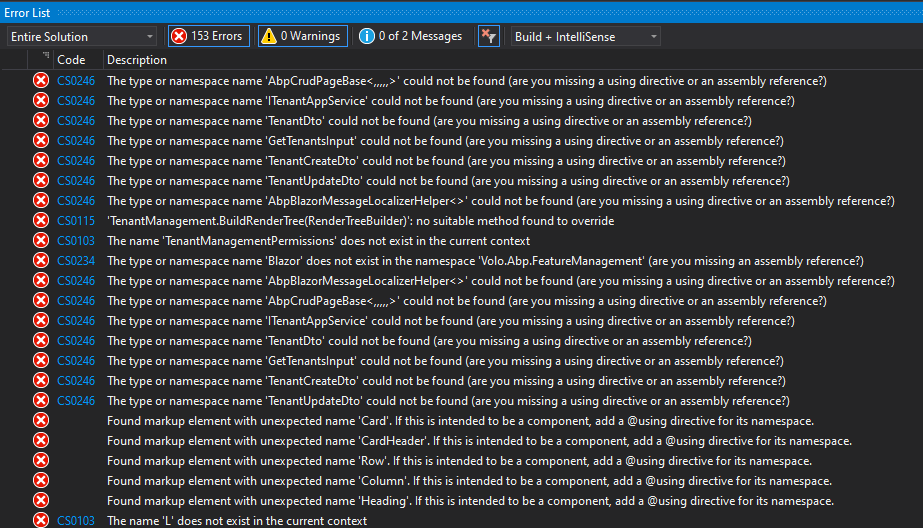 Blazor UI - overwrite tenant management ui · Issue #7279 · abpframework/abp · GitHub
