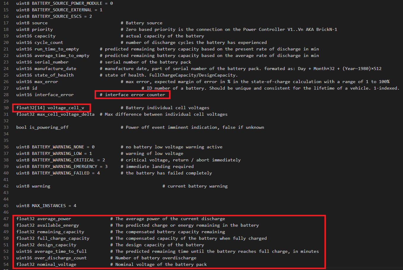 CUAV smart battery 🔋 implementation · Issue #17120 · PX4/PX4-Autopilot ...