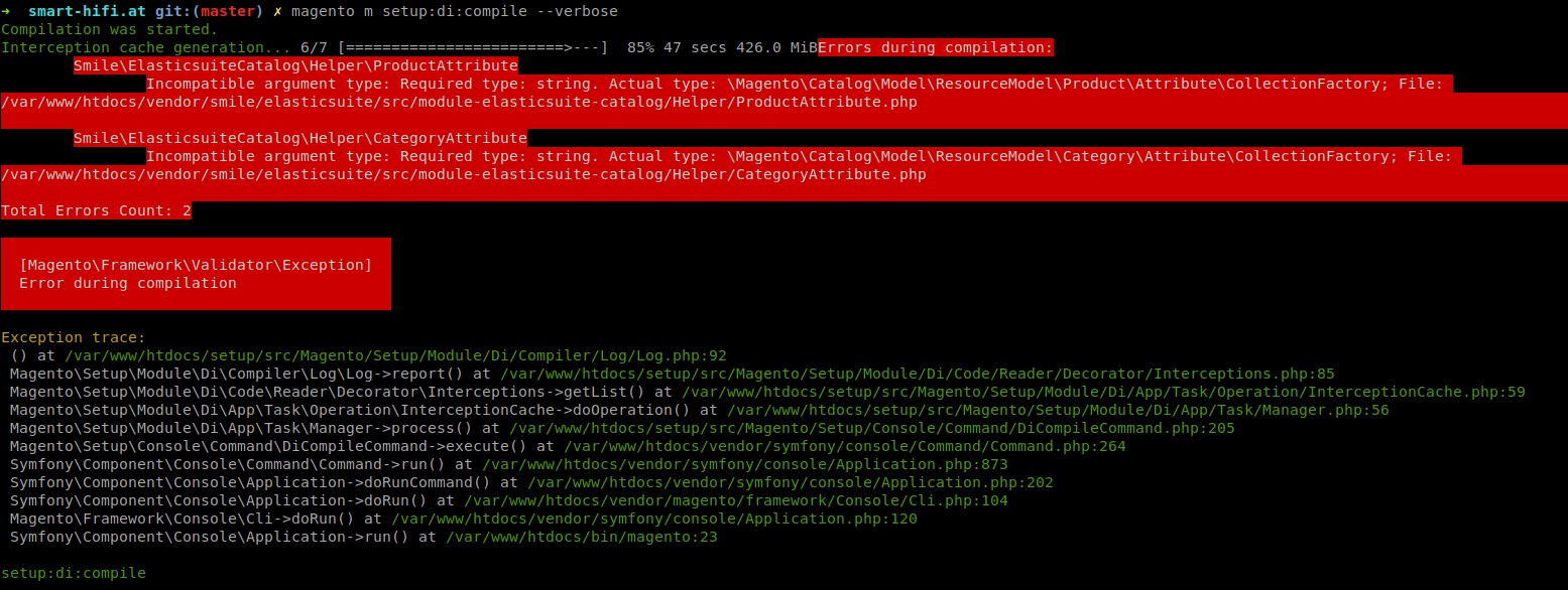 errors during compilation · Issue #616 · Smile-SA/elasticsuite · GitHub