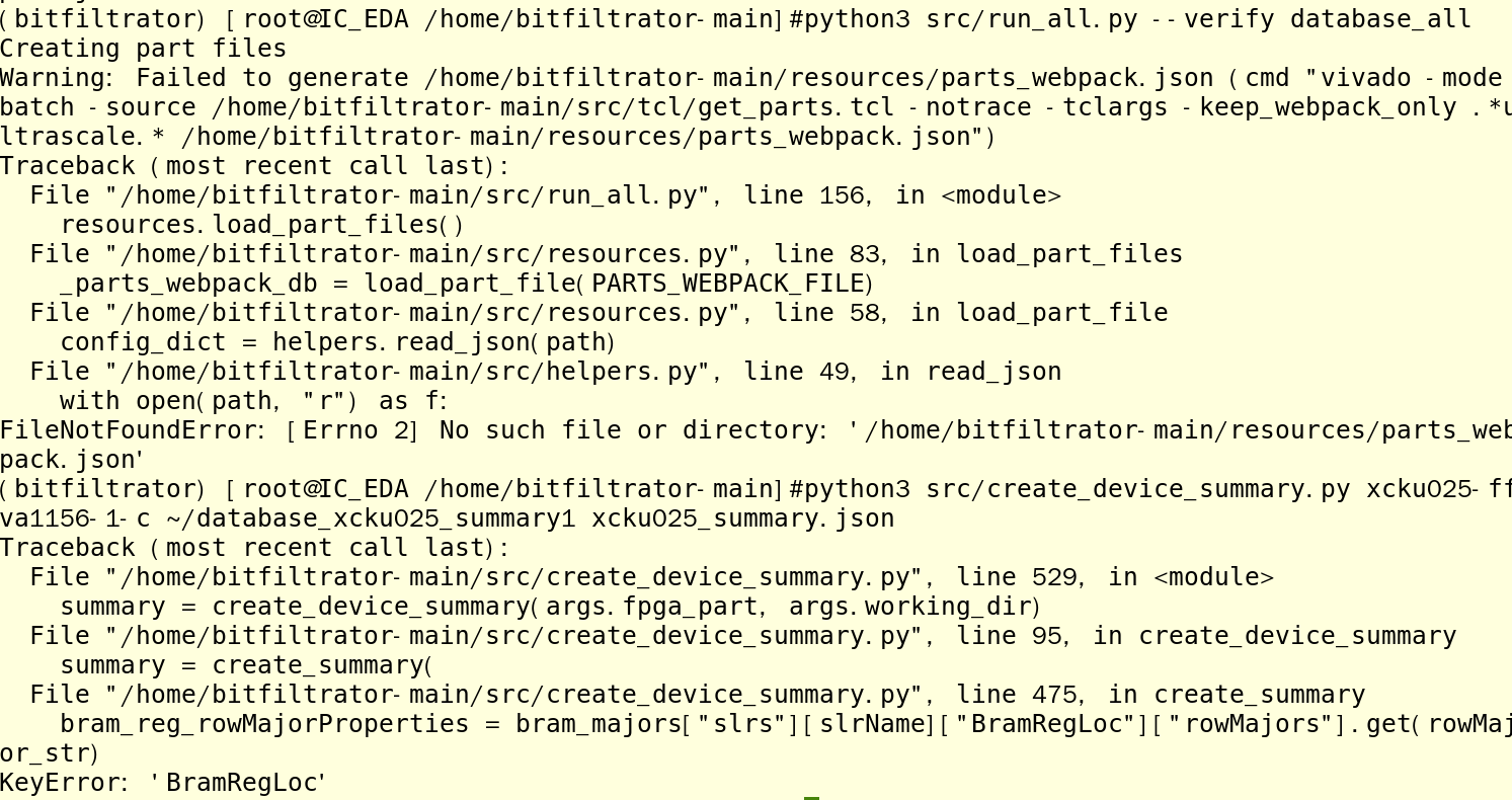 can't generate parts_webpack.json · Issue #3 · epfl-vlsc/bitfiltrator · GitHub