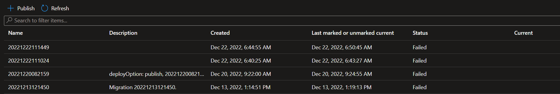 Scheduling The Publish Step Via Scripts Yields A Failed Revision 4382