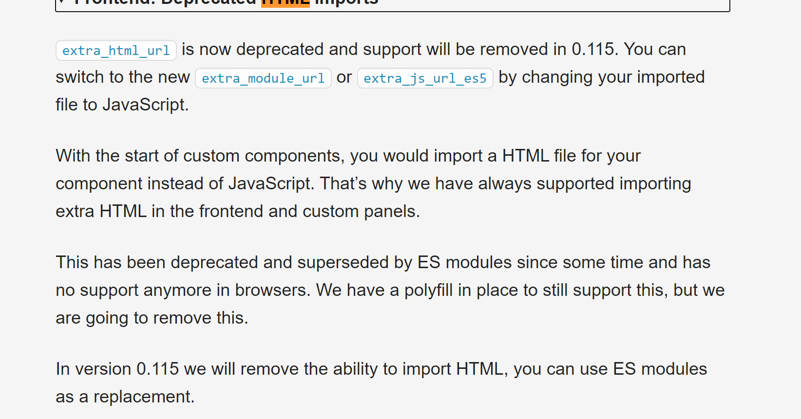 HTML custom panels have been deprecated · Issue #99 · pkozul/ha-floorplan · GitHub