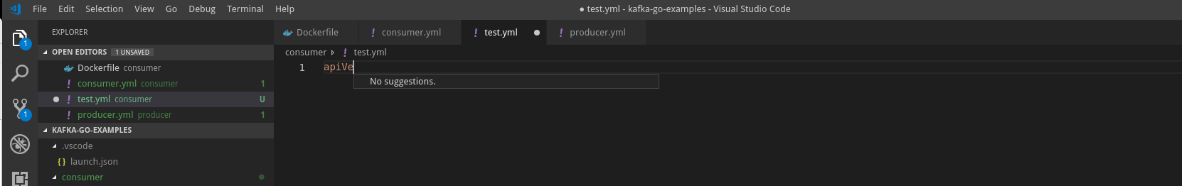Auto Completion Doesnt Work On Empty Yaml File · Issue 148 · Redhat