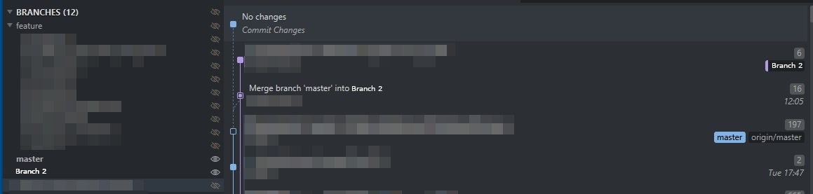 Parent branch not visible in commit log after merge · Issue #1596 ...