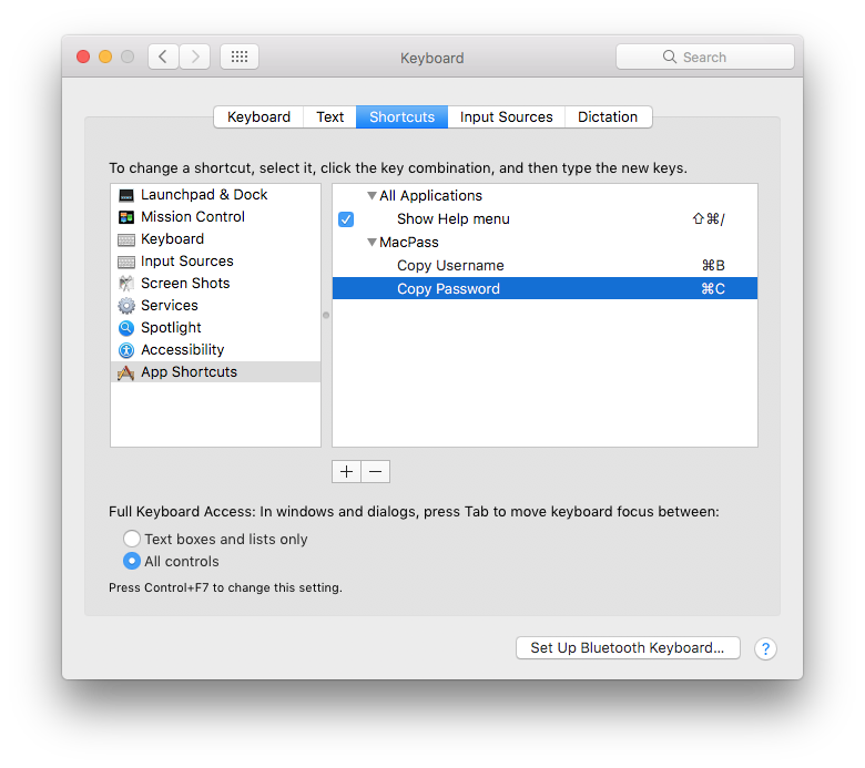 [Feature Request] Copy Shortcuts and Minimize on Copy · Issue #648 · MacPass/MacPass · GitHub