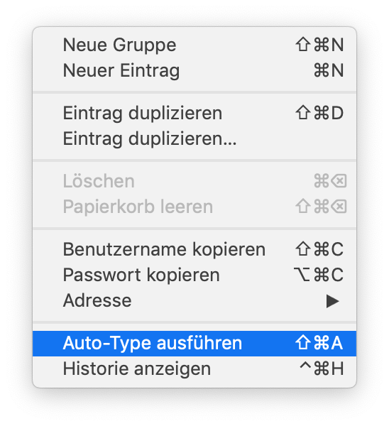 Make keyboard shortcuts configurable · Issue #835 · MacPass/MacPass · GitHub