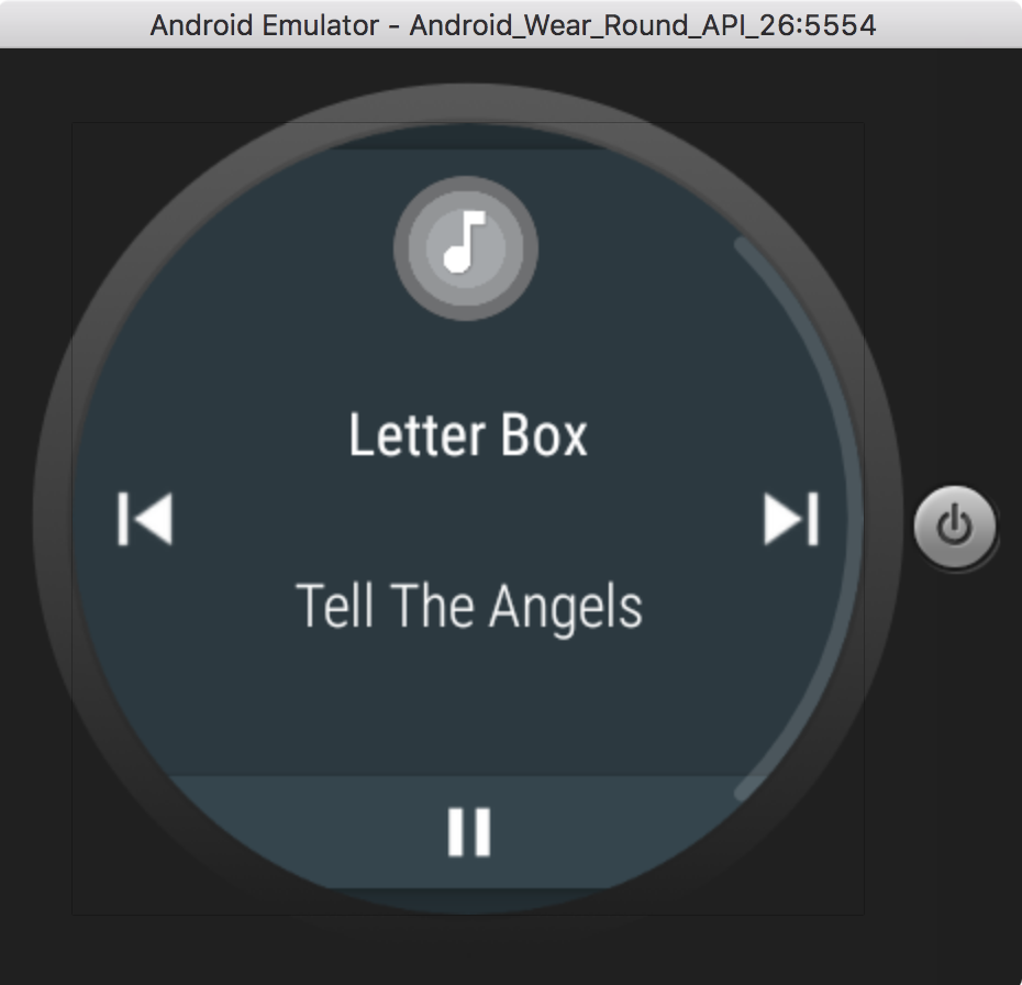 Skip buttons disappear after a second on wear notification with ...