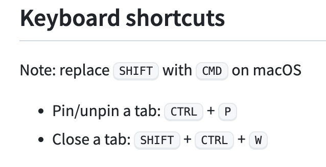 keyboard shortcut overrides application defaults · Issue #15 · pengx17/logseq-plugin-tabs · GitHub
