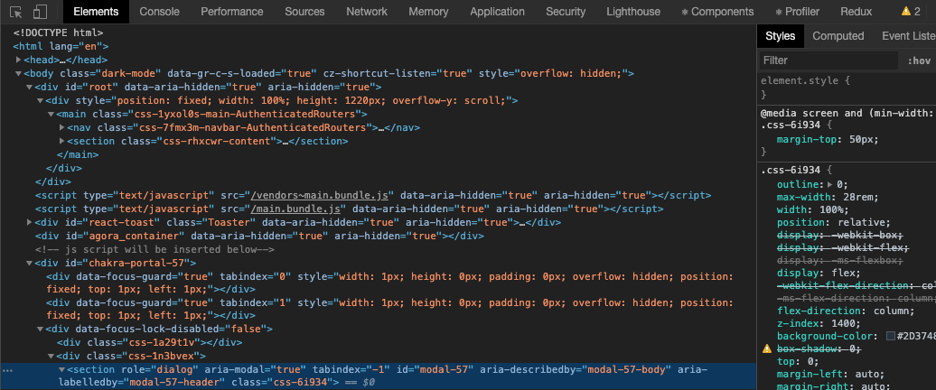 Request for Modal component to accept Top · Issue #631 · chakra-ui ...