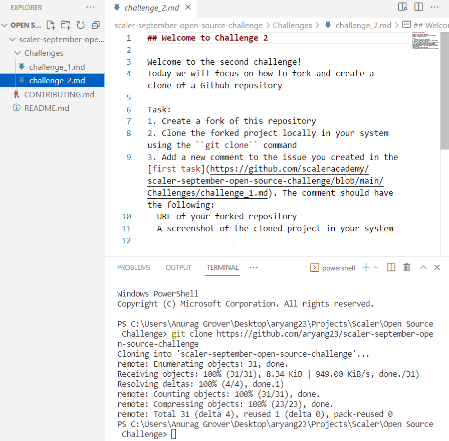 Challenge 1: - aryang23 · Issue #43 · scaleracademy/scaler-september ...