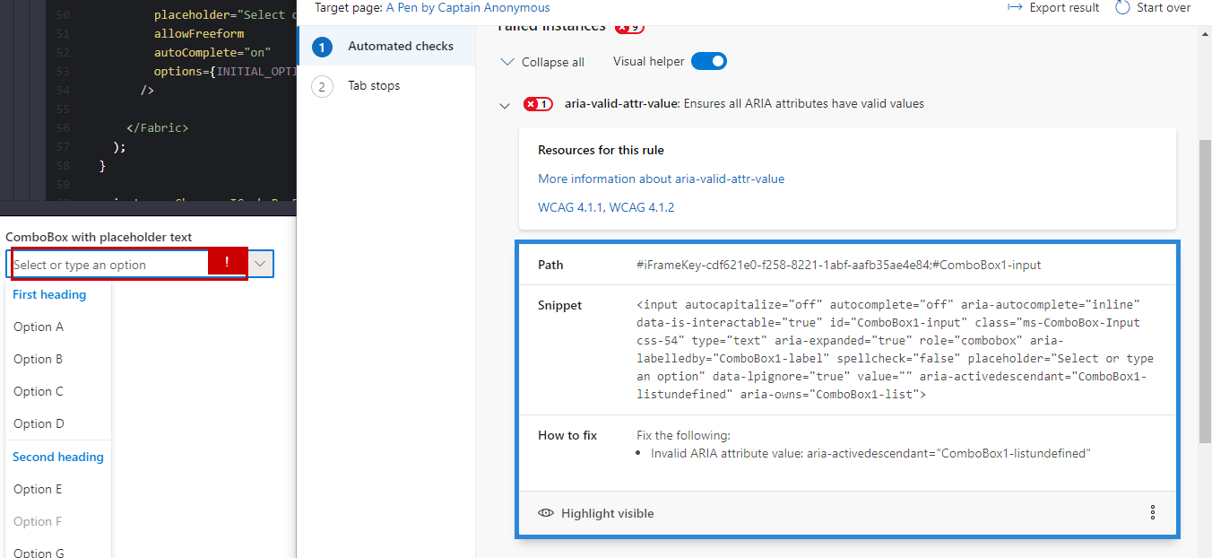 ComboBox with placeholder does not have valid aria-attr-value · Issue #12556 · microsoft ...