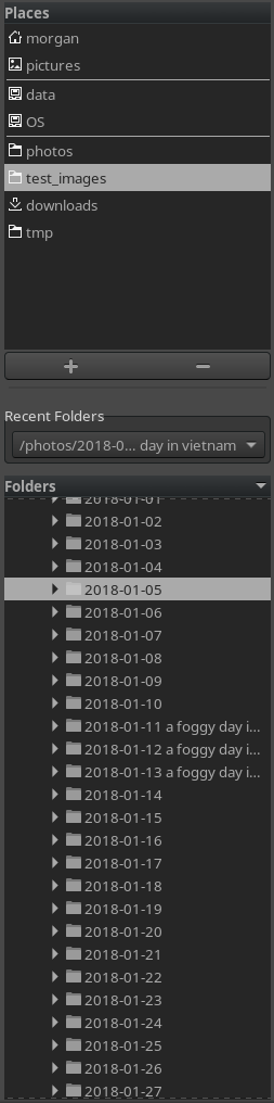 Improve the Places browser · Issue #4924 · RawTherapee/RawTherapee · GitHub