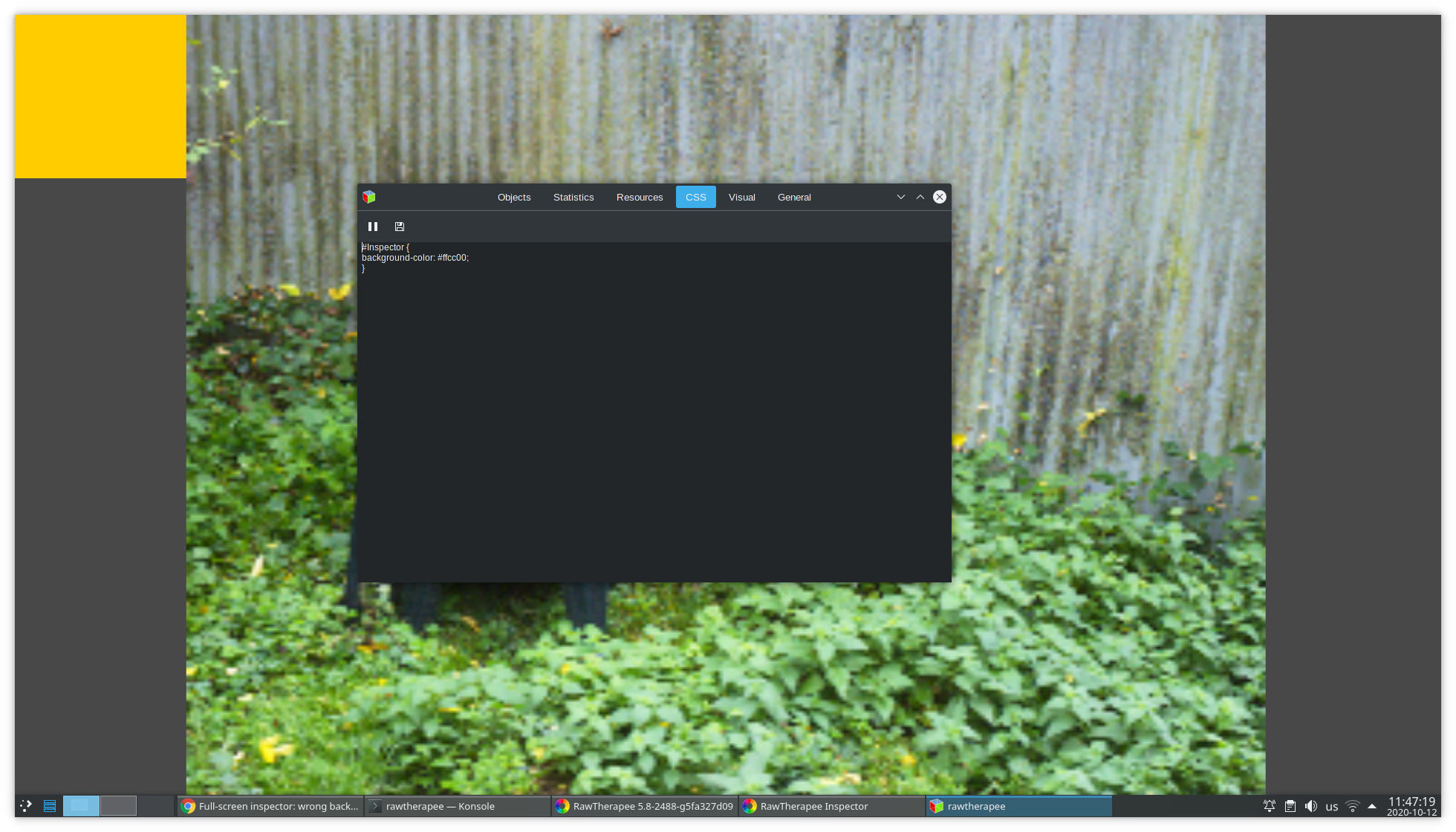 Full-screen inspector: wrong background when embedded jpeg is too small · Issue #5946 ...