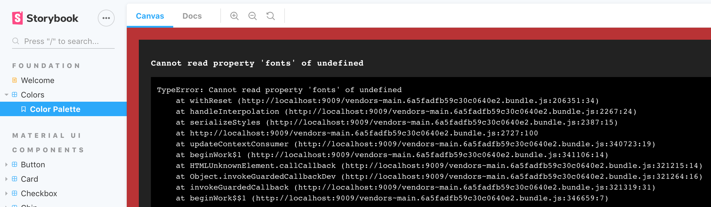 Cannot read property 'fonts' of undefined - using ColorPalette in addon-docs · Issue #8753 ...