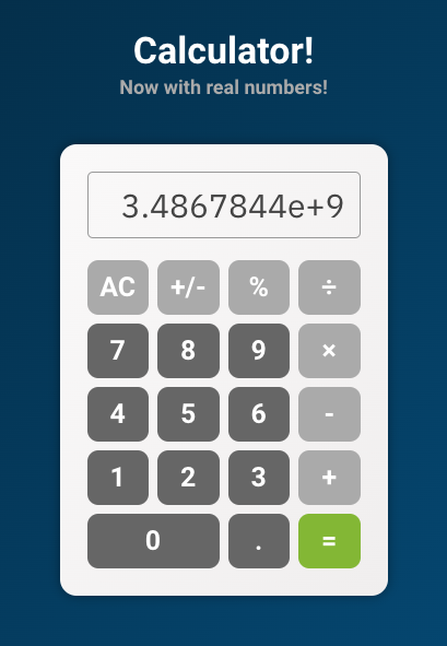 GitHub - briancoppola/calculator: A web-based calculator that uses ...