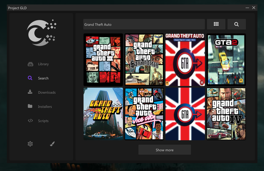 GitHub - Y0URD34TH/Project-GLD: Project GLD is a Game Library Manager/ Game Search and Game ...