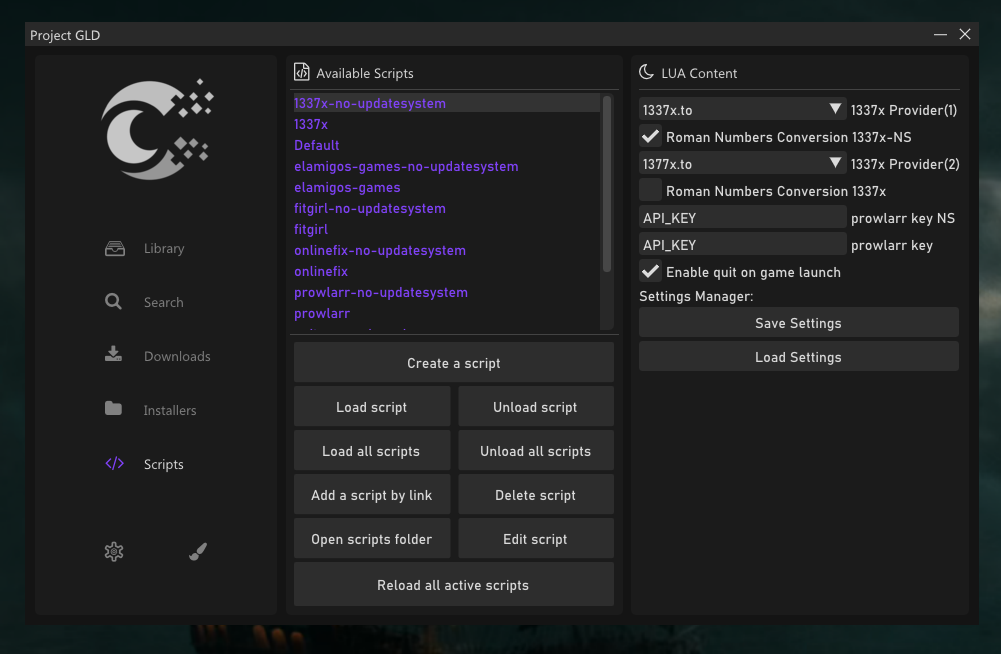GitHub - Y0URD34TH/Project-GLD: Project GLD is a Game Library Manager/ Game Search and Game ...