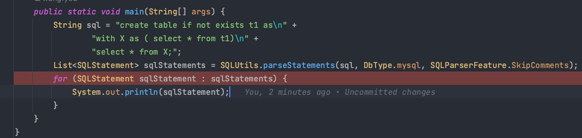 SQL解析错误: CREATE TABLE AS WITH SELECT 语法 | durid 1.2.18 ｜db.mysql · Issue #5421 · alibaba/druid ...