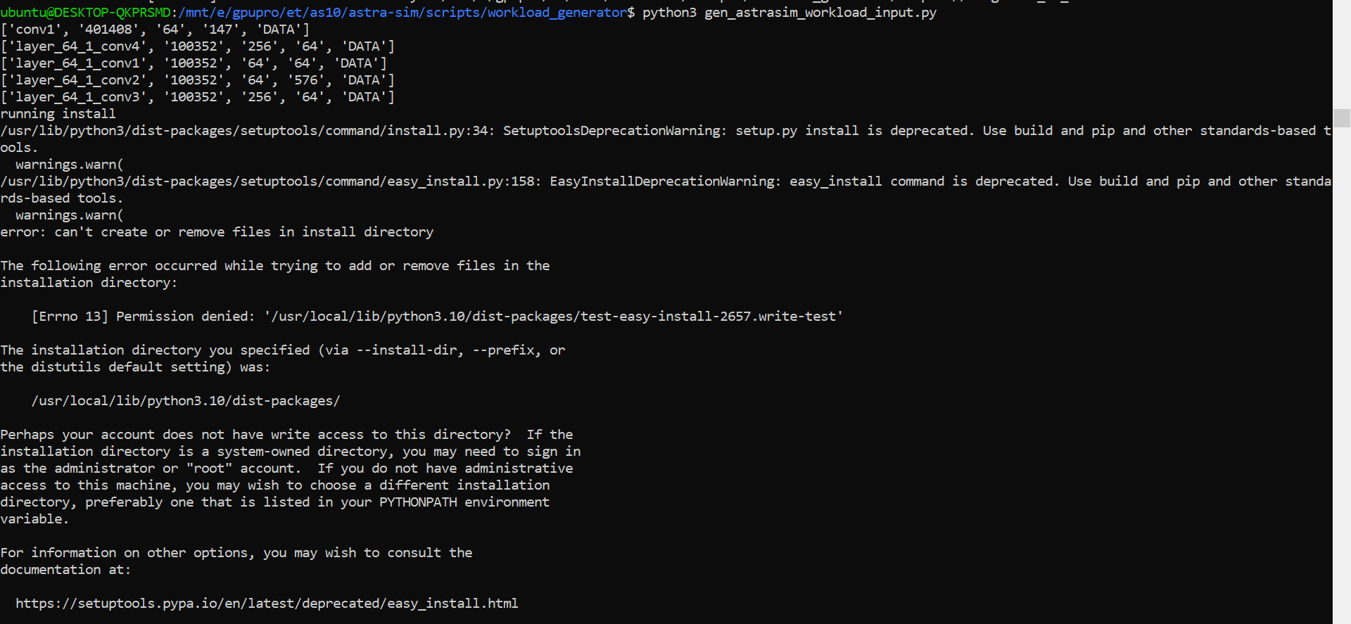 Cannot Find Ways To Generate Workloads For Given Cnn Models · Issue 99 · Astra Simastra Sim 9131