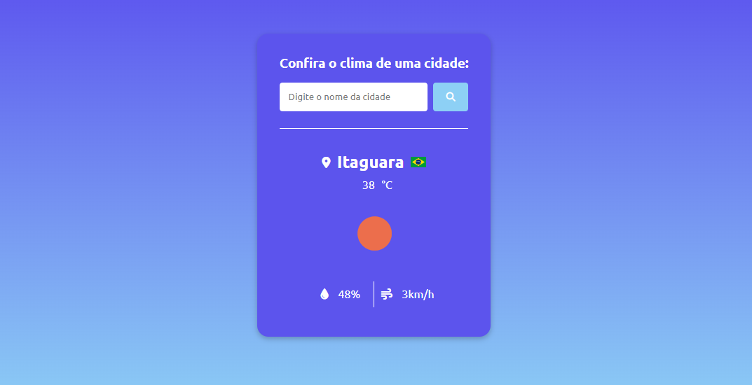 GitHub - jvmoraisreis/previsao-do-tempo