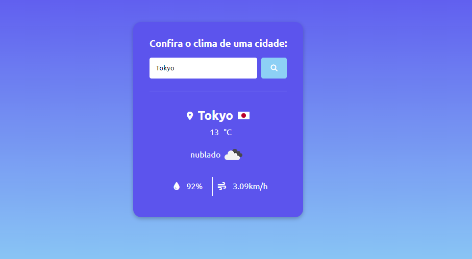 GitHub - jvmoraisreis/previsao-do-tempo