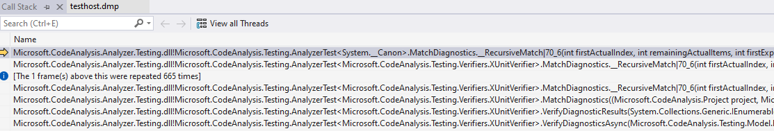Runtime Crash During Test Result Validation · Issue 1126 · Dotnetroslyn Sdk · Github