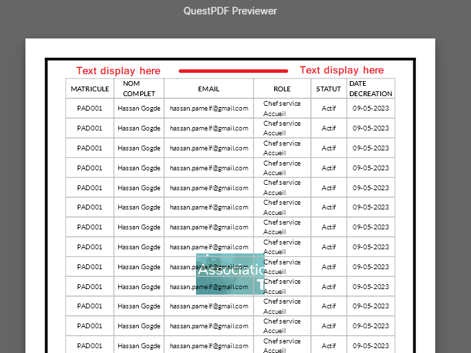 Add Element Row Above Table · Questpdf Questpdf · Discussion 570 · Github