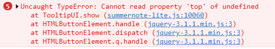 The tooltip of custom button doesn't work · Issue #3982 · summernote/summernote · GitHub