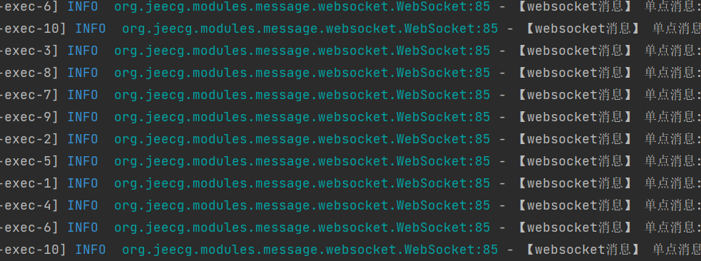 websocket的定时任务刷 · Issue #3468 · jeecgboot/JeecgBoot · GitHub