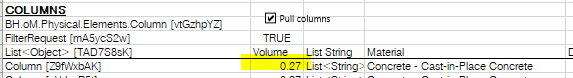 Excel Object Volumes From Revit · Issue 373 · Bhom Excel Ui · Github
