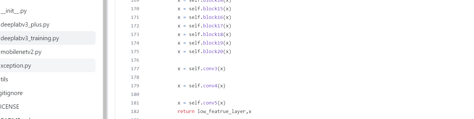 你的xception网络最后的exit Flow层里conv3，conv4，conv5都没有bn和relu，请问这是遗漏是还是就是不加bn和relu更好 · Issue 88