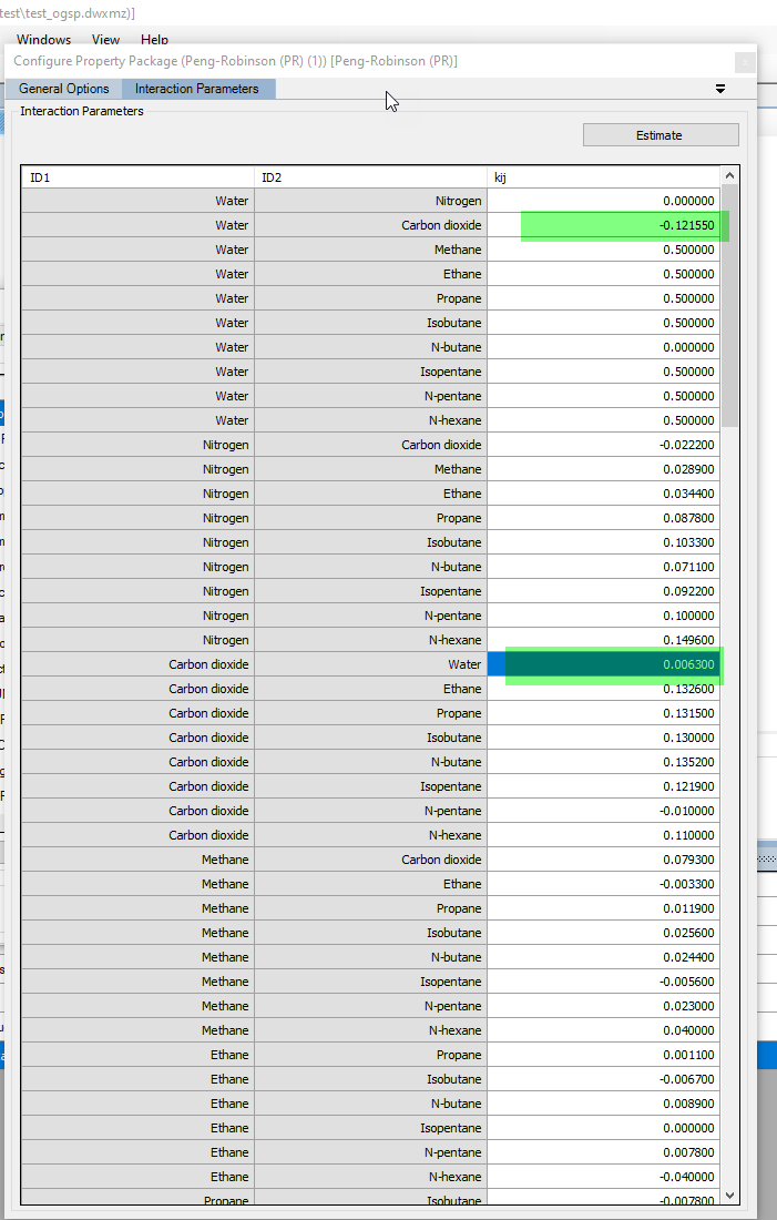 Redundant Kij for Water and CO2 · Issue #55 · DanWBR/dwsim · GitHub