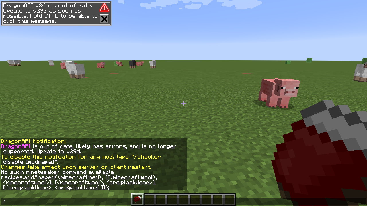 DragonAPI V24c wool related recipes bug · Issue #2327 · ReikaKalseki/Reika_Mods_Issues · GitHub