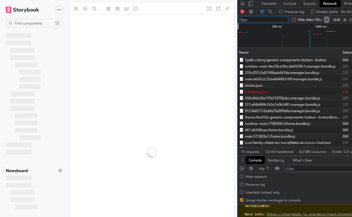 Storybook composition won't load · Issue #14679 · storybookjs/storybook · GitHub