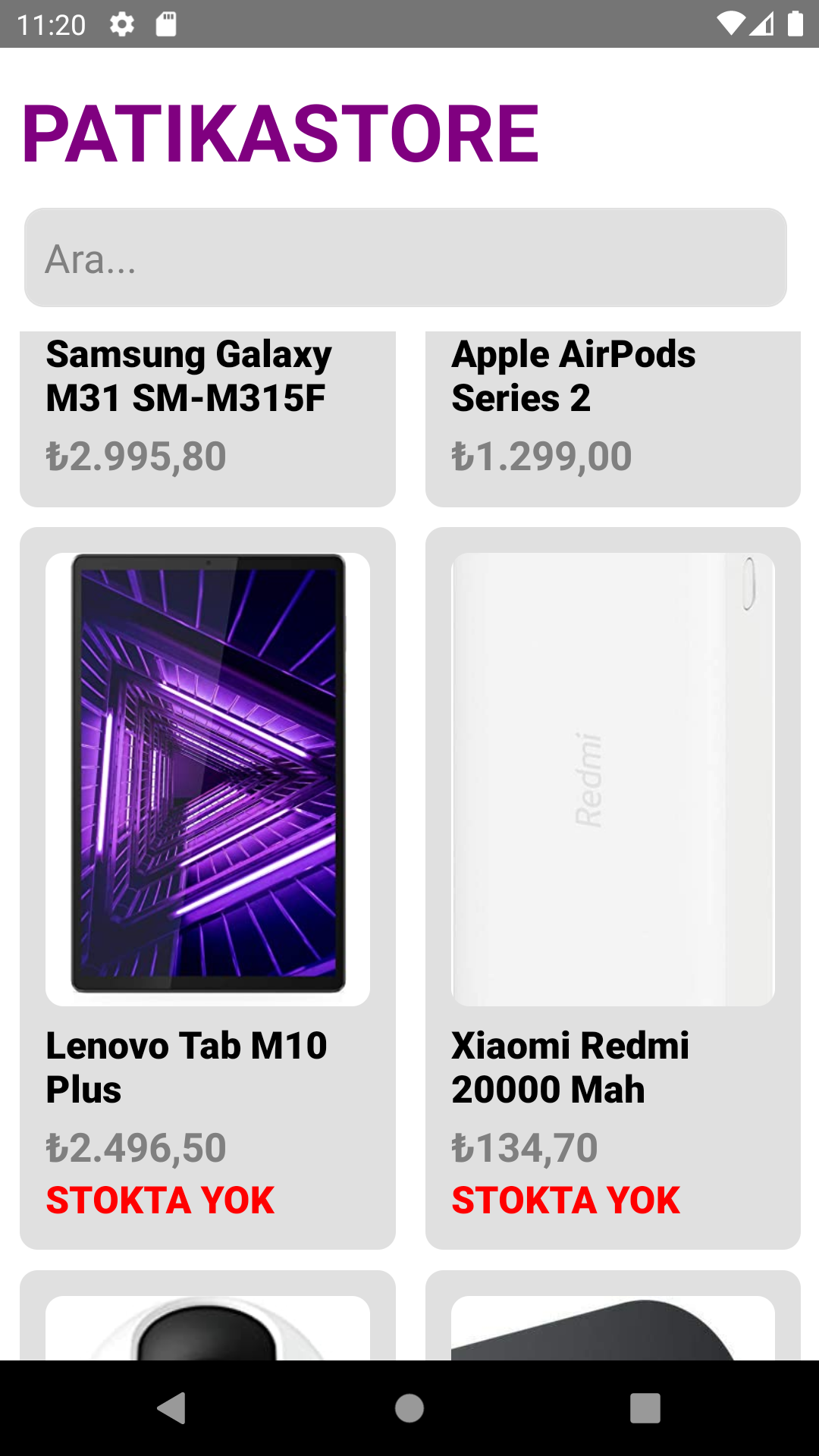 GitHub - sumeyye-sahin/patikaStore