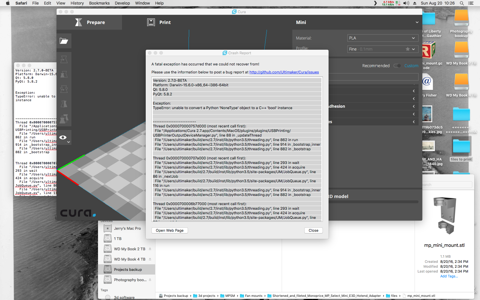 TypeError: unable to convert a Python 'NoneType' object to a C++ 'bool ...