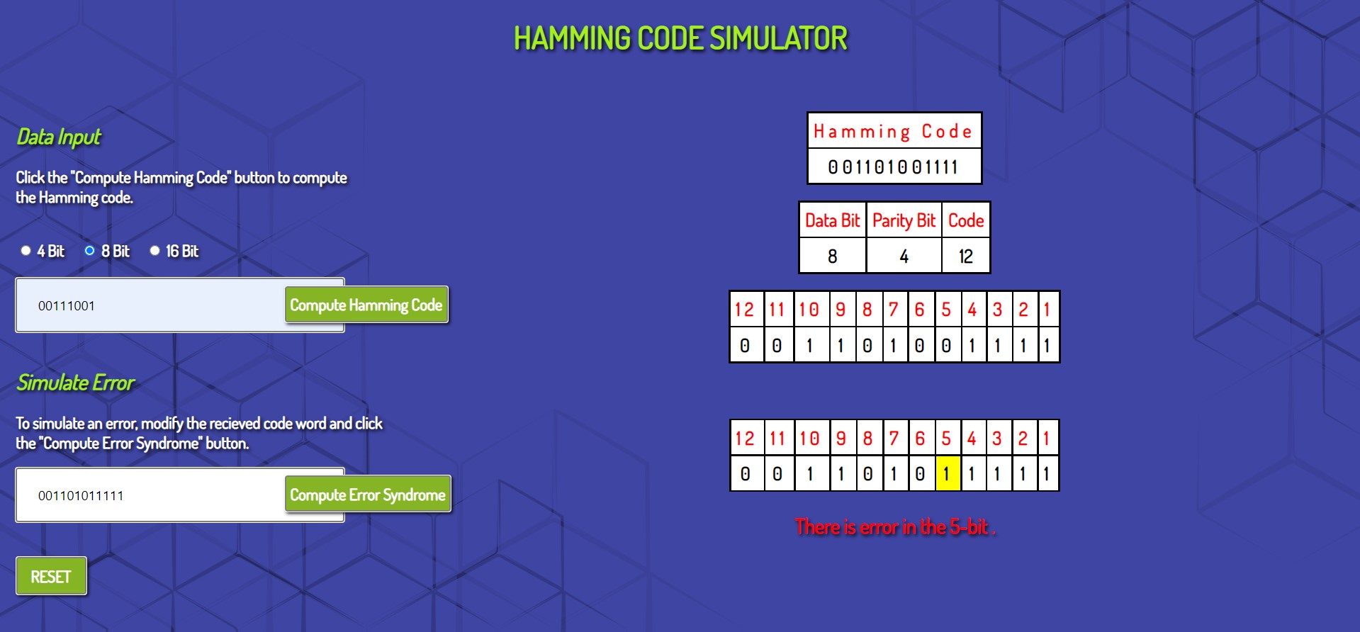 GitHub - mfurkanolcer/hamming-code-simulator